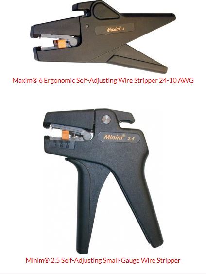 The One-Handed Self-Adjusting Wire Strippers: Minim & Maxim - NSI ...